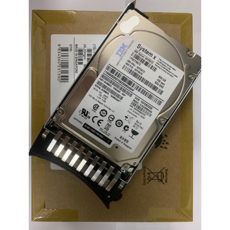 Ổ cứng dùng cho máy chủ Server HDD IBM 600GB 10K 6G SAS 2.5 (90Y8872 ...