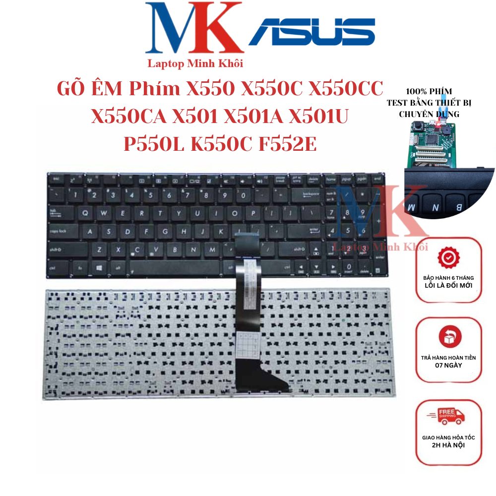 Bàn Phím Asus X550 X550C X550CC X550CA X501 X501A X501U P550L K550C ...