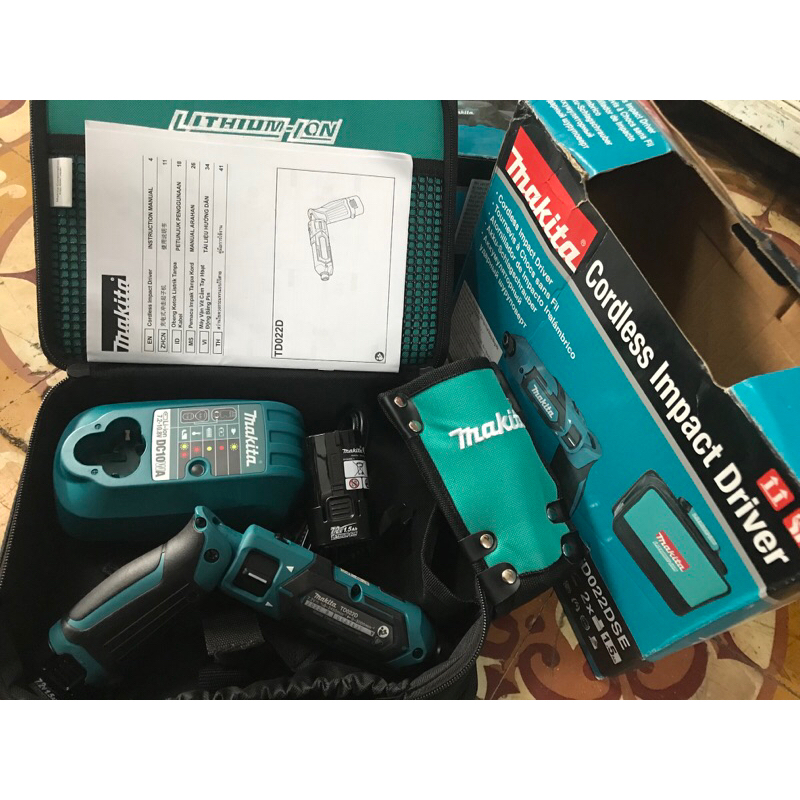 Máy vặn vít có búa dùng pin Makita 7,2V - TD022DSE | Shopee Việt Nam