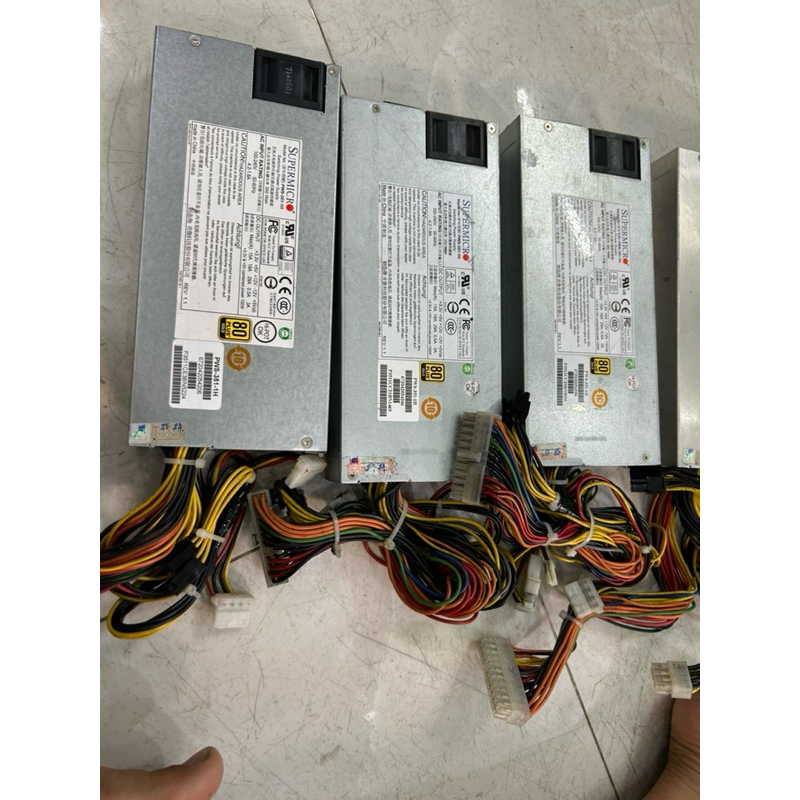Nguồn Supermicro 350w 80plus PHS-351-1H server dùng được cho PC 24pin ...