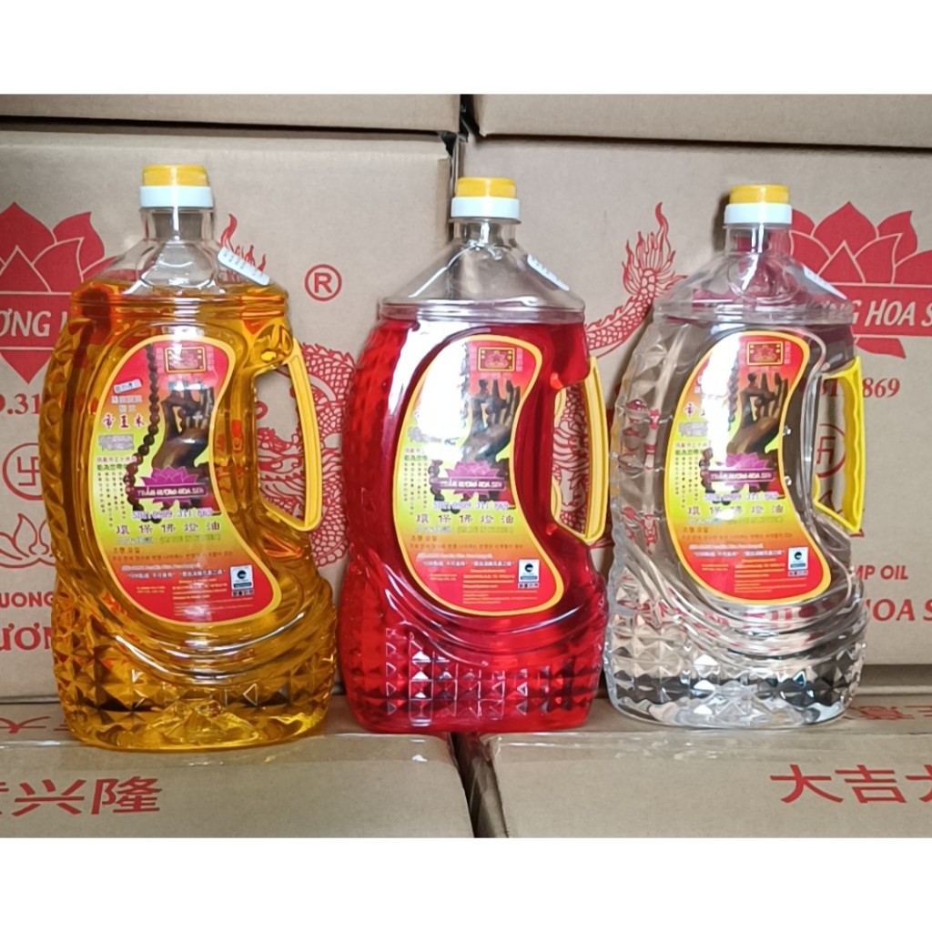 Dầu cát tường Malaysia Ko khói,ko hôi,ko đen 1L6(1kg),1L8(1kg2),Tròn 2L(1kg3)\dầu thắp đèn ...