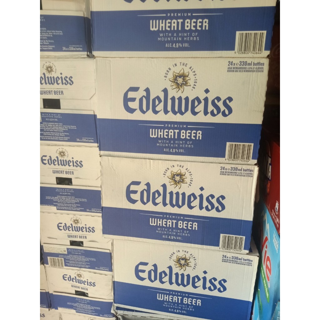 Thùng 24 lon bia tuyết - edelweiss 330ml | Shopee Việt Nam