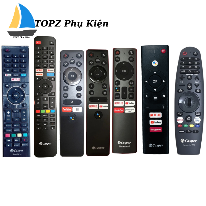 [CHÍNH HÃNG] Remote - Điều khiển TV Casper có Micro tìm kiếm giọng nói ...