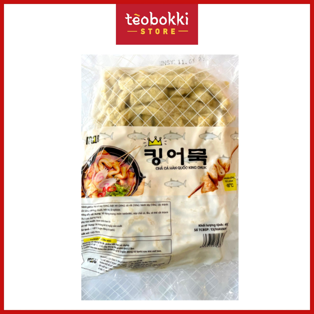 [SHIP HCM] Chả cá sợi dài King Omuk gói 450g | Shopee Việt Nam