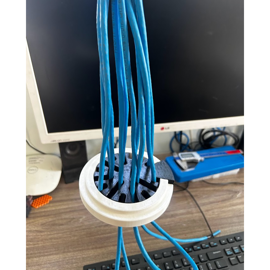 Lược Chải Dây Cáp Mạng CAT 5-6-7 in 3d bằng nhựa PETG chất lượng cao ...