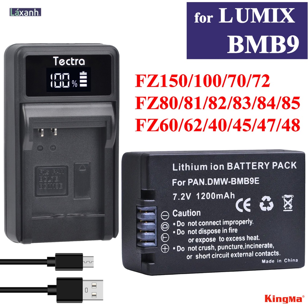 Pana Lumix BMB9 | Pin và Sạc máy ảnh Pana Lumix FZ100 FZ150 FZ80 FZ85 ...