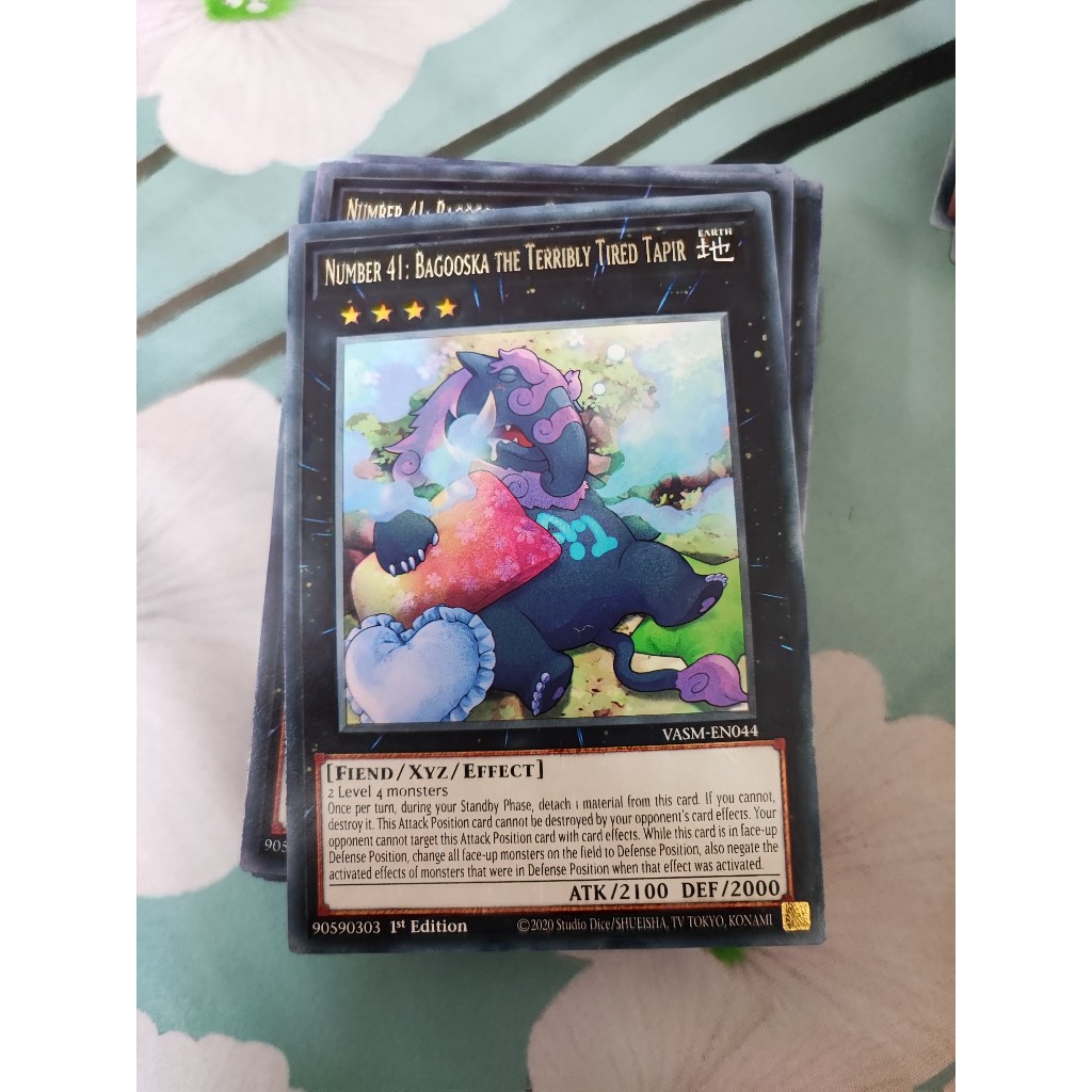 [Yugioh Funny Shop] 1 lá thẻ bài Number 41: Bagooska the Terribly Tired ...