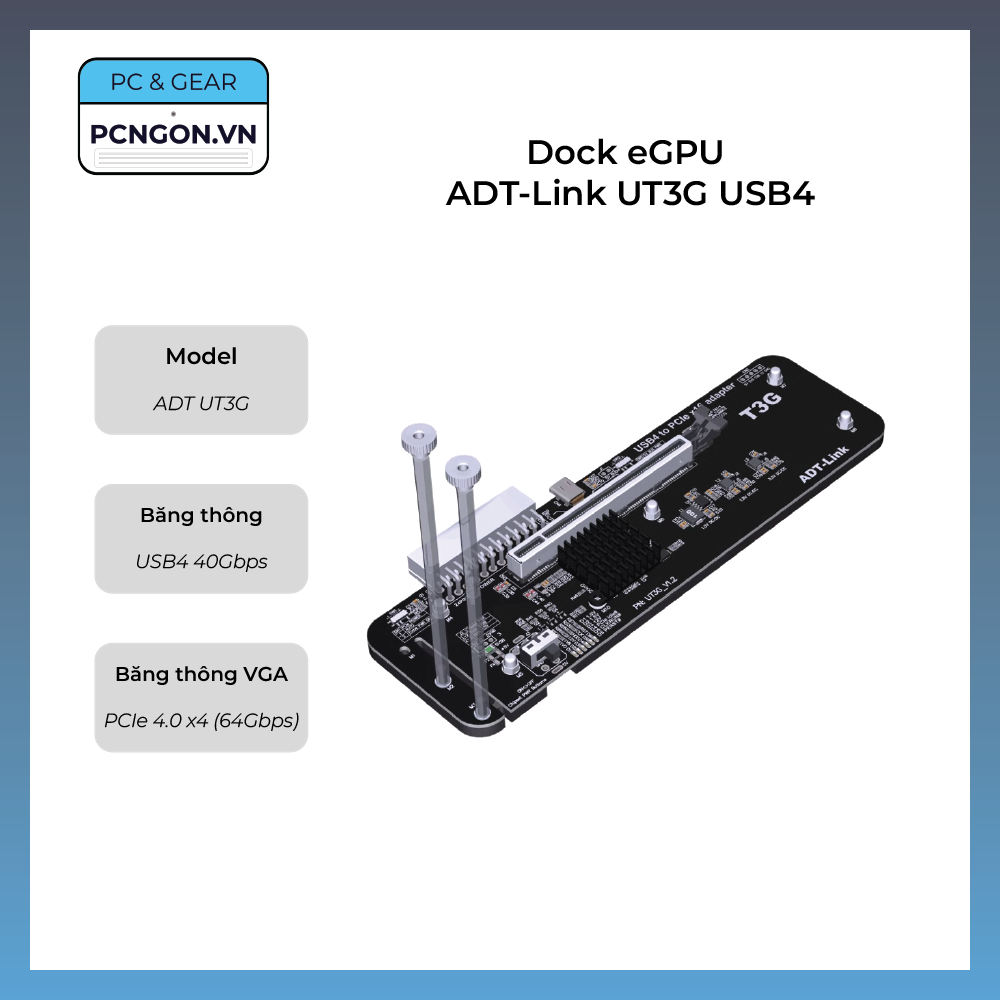 [PCNGON] Dock eGPU ADT-Link UT3G USB4 | Shopee Việt Nam