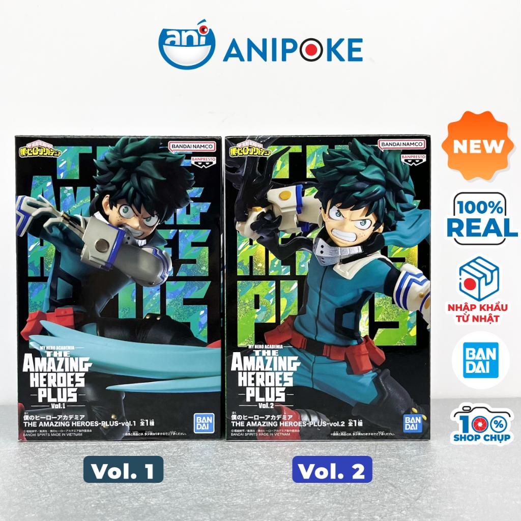 Mô hình Izuku Midoriya Deku Amazing Heroes plus Vol 1, Vol 2 My Heroes Academia chính hãng ...