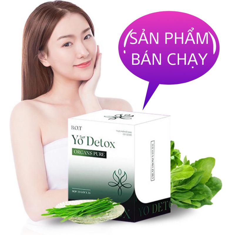 Yo Detox giảm mụn nội tiết, mát gan, thải độc, thanh lọc cơ thể B.O.T - Tường Vy | Shopee Việt Nam