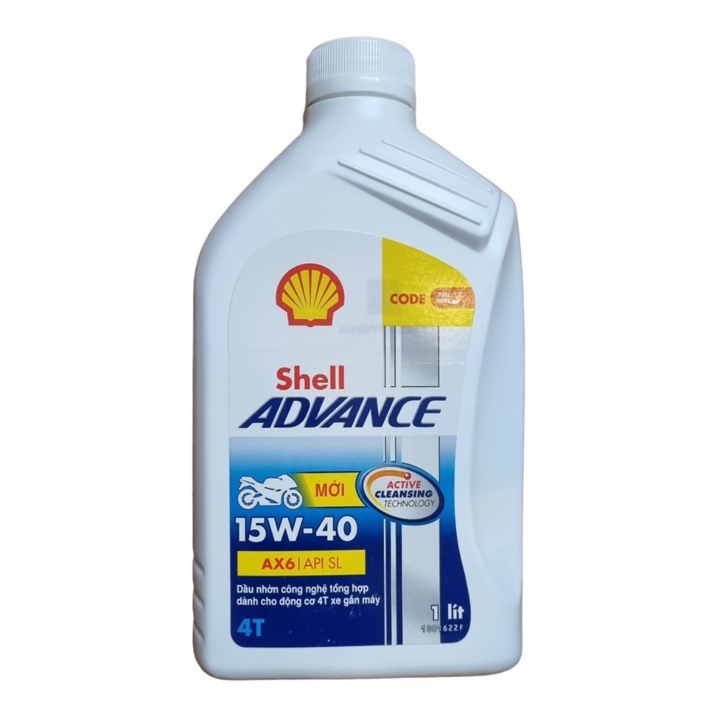 Nhớt Shell AX6 Công Nghệ Tổng Hợp 15W40 cao cấp chuyên tay côn | Shopee ...