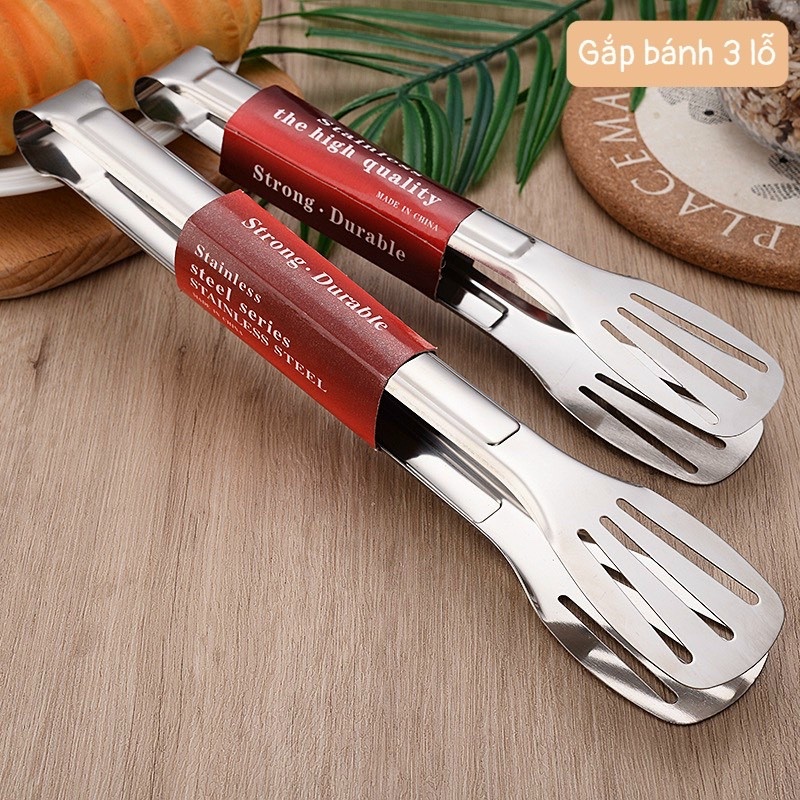 Kẹp gắp bánh 3 lỗ, Kẹp Gắp Thức Ăn Nóng Inox Đa Năng Tiện Lợi | Shopee ...