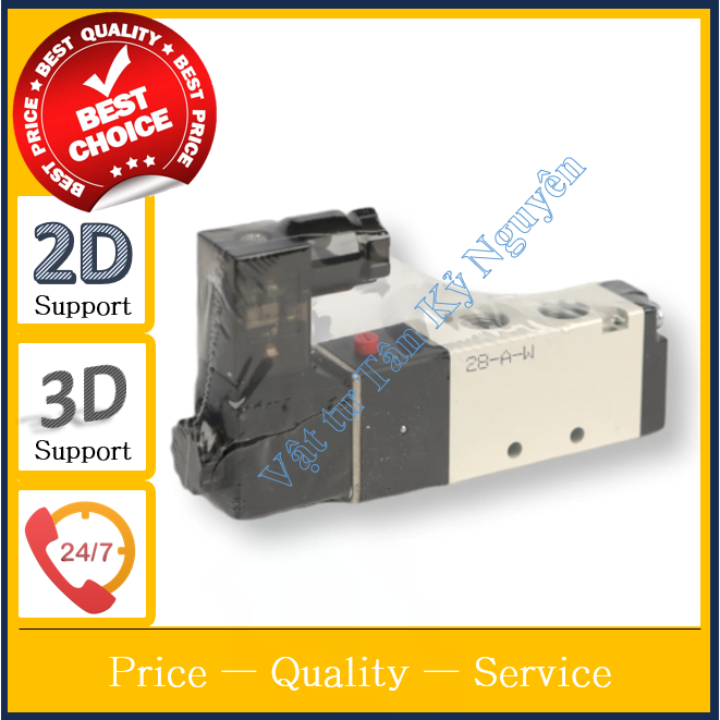 Van điện từ AIRTAC 4V110-06B Chính Hãng 24VDC 5/2 way 1 đầu tác động | Shopee Việt Nam