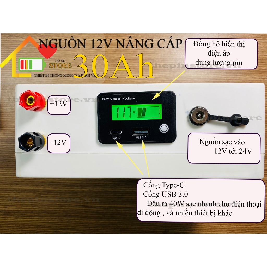 PIN 3S -12V NÂNG CẤP ĐA NĂNG DUNG LƯỢNG 29Ah CHÍNH HÃNG LG SIÊU BỀN ...