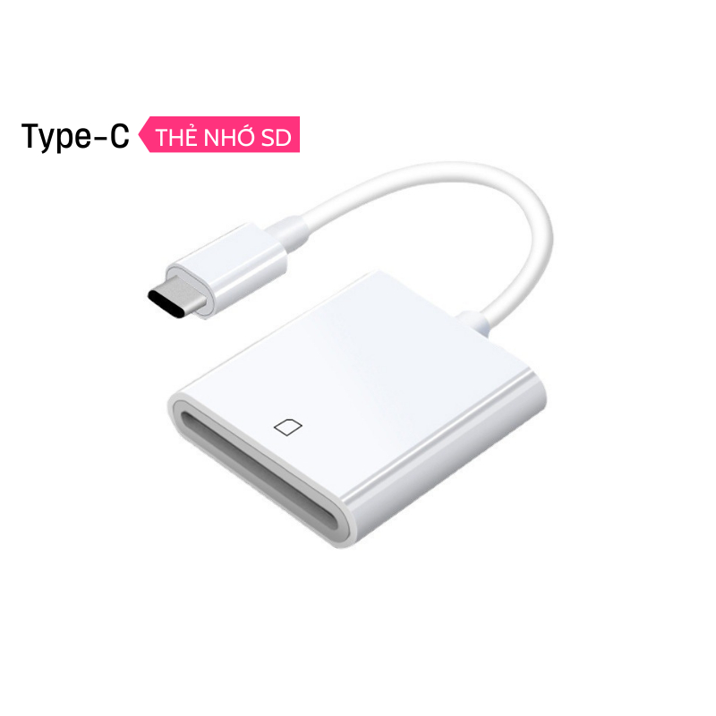 Đầu đọc thẻ nhớ microSD và SD dành cho điện thoại Android Type-C như Samsung, Xiaomi, OPPO ...