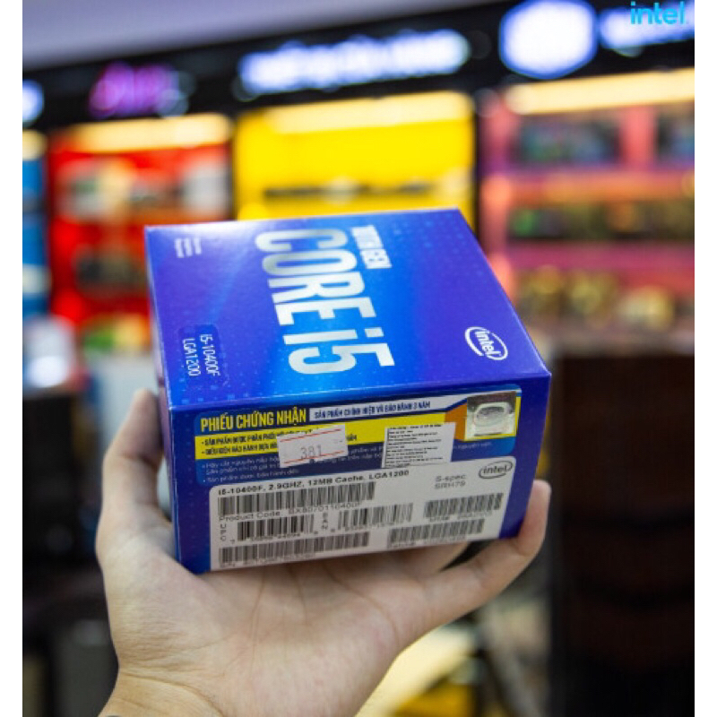 CPU INTEL CORE I5-10400F (2.9GHZ TURBO UP TO 4.3GHZ, 6 NHÂN 12 LUỒNG ...