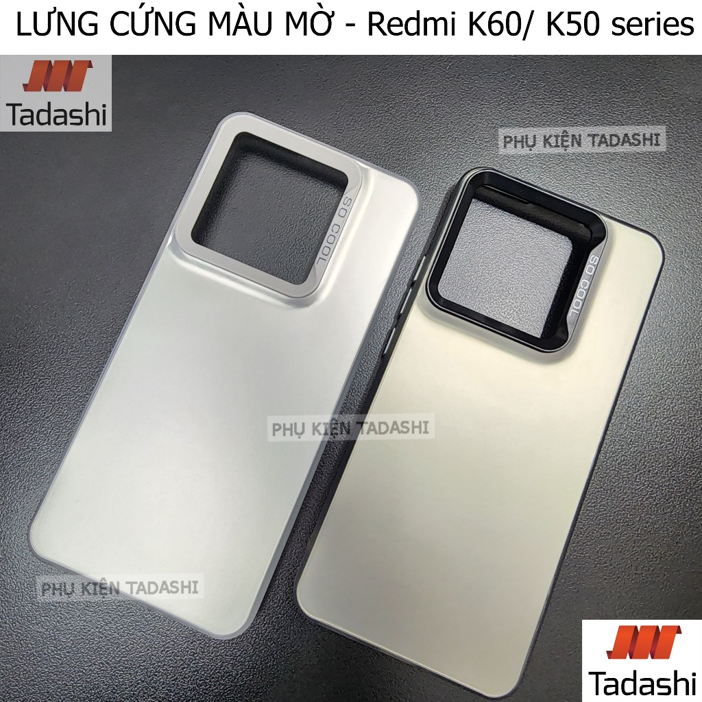 Ốp Lưng Cứng Xiaomi 13/ 13 Pro,12/ 12S/ 12X/ 12 Pro, K60/ K60 Pro K50Ultra Màu Mờ Chống Bám Vân ...