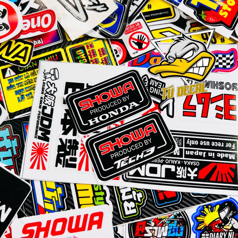 Tem Logo Sticker Showa Dán Phuộc Và Phối Được Nhiều Vị Trí Khác Nhau ...