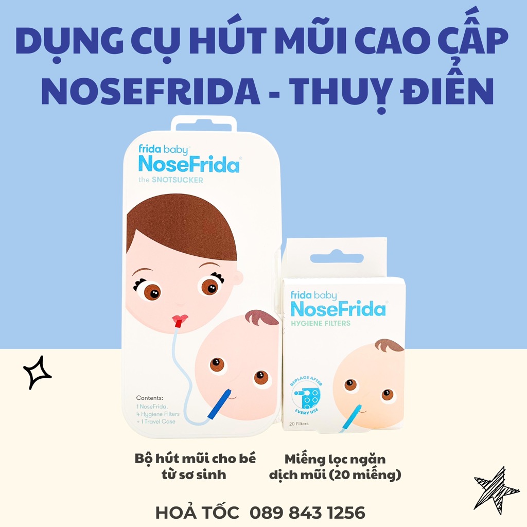 Hút mũi Nosefrida Thuỵ Điển (NOSE FRIDA - FRIDABABY) cho bé | Shopee Việt Nam