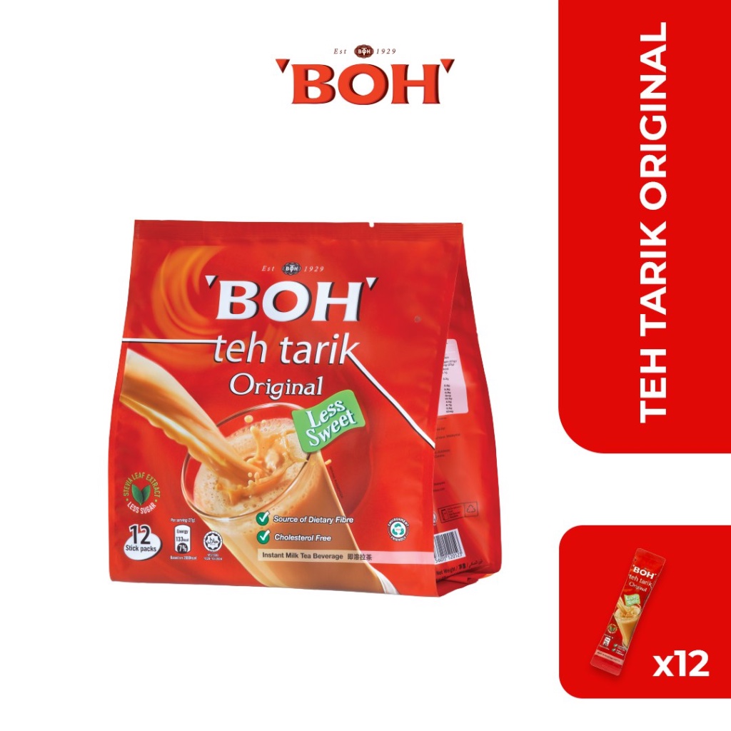 BỘT TRÀ SỮA TRUYỀN THỐNG ÍT NGỌT HIỆU BOH - BOH TEH TARIK ORIGINAL LESS ...