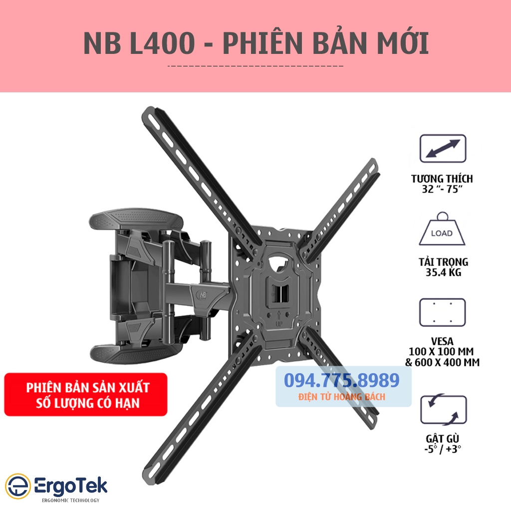 Giá Treo Tivi Góc Xoay NB P6 / NB L400 Khung Treo Tivi Đa Năng Màn Cỡ ...
