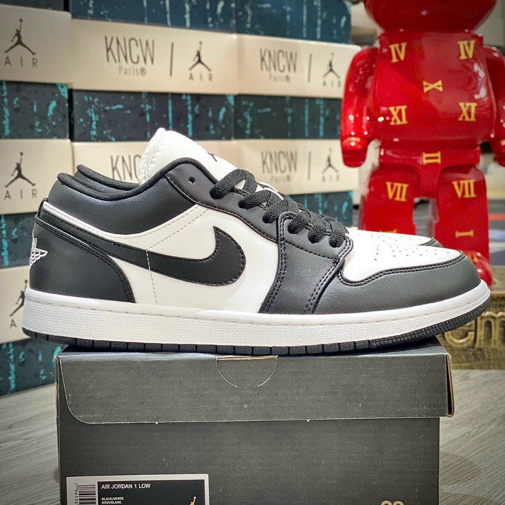 [PiPiSnkr] Giày Sneaker Jordan 1 Low Panda 2023 LikeAuth | Shopee Việt Nam