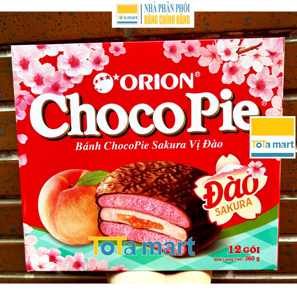(HSD 09,10/2024) (Đủ vị) Bánh CHOCOPIE ORION hộp lớn 12 cái. | Shopee ...