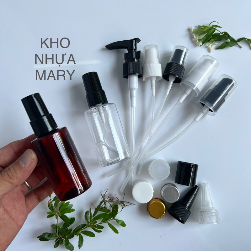 CHAI NHỰA XỊT SƯƠNG TRONG SUỐT 20ml / 30ml / 50ml / 100ml / 10ml CHIẾT NƯỚC HOA - Lọ Chai Màu ...