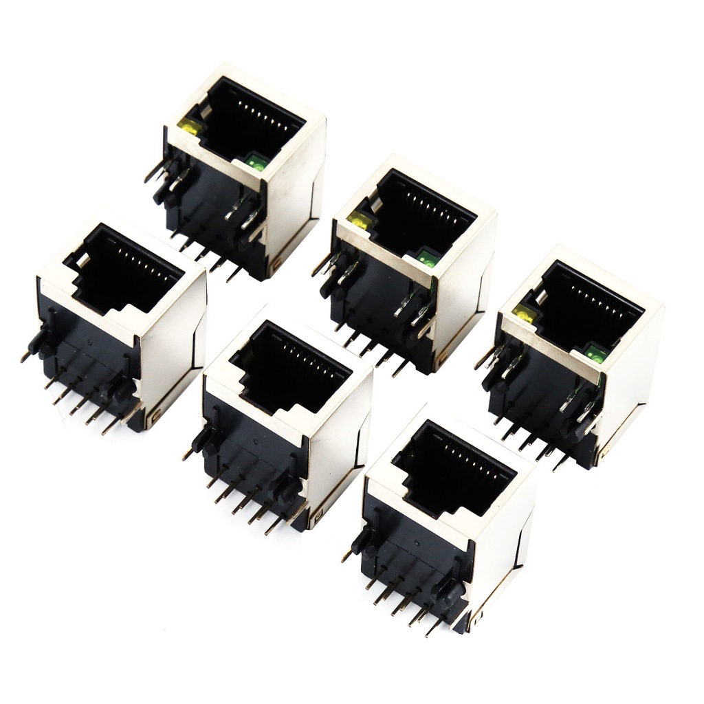 Cổng kết nối mạng : RJ-45 Socket( ko có đèn LED), RJ45 HR911105A(có đèn ...