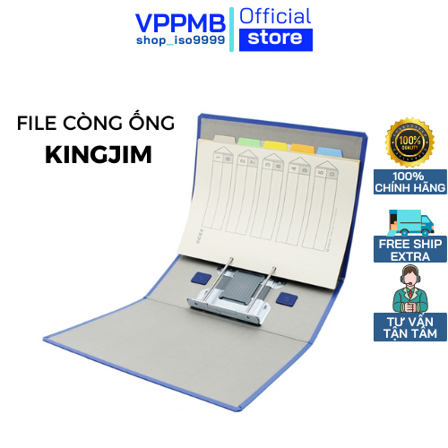 File còng ống KINGJIM A4 loại mở 2 đầu | Shopee Việt Nam