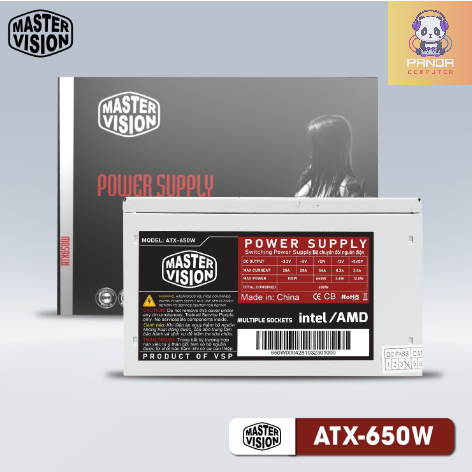 Nguồn máy tính Master Vision ATX-650W | Shopee Việt Nam