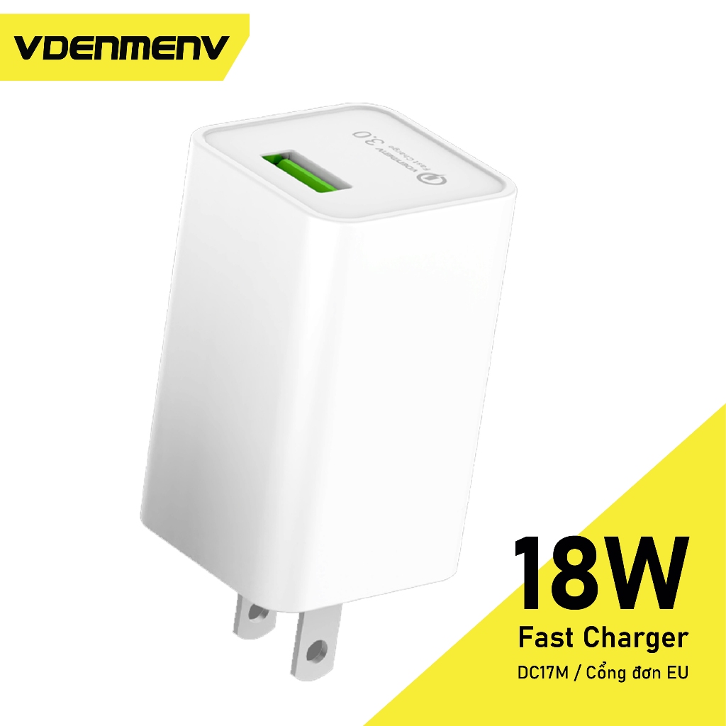 VDENMENV DC17M 18W US Fast Charger | Shopee Việt Nam