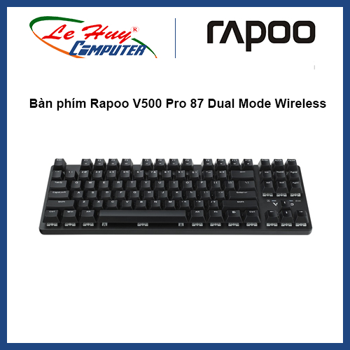 Bàn phím cơ không dây Rapoo V500Pro 87 Dual Mode Không Led | Shopee Việt Nam