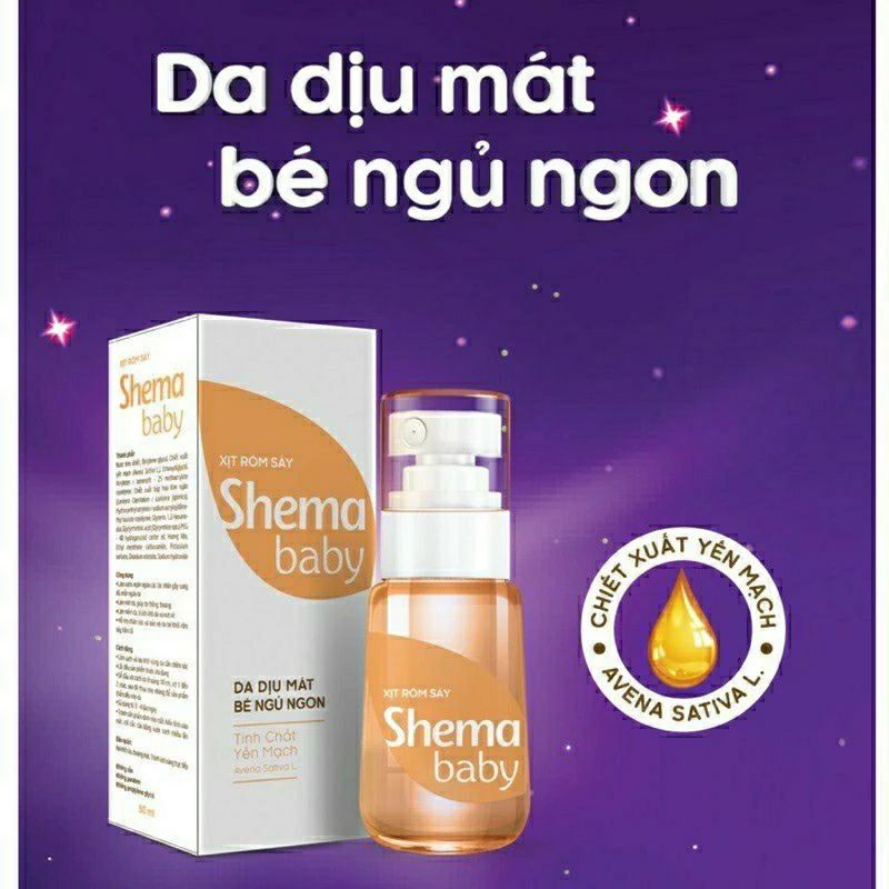 Xịt rôm sảy SHEMA baby | Shopee Việt Nam