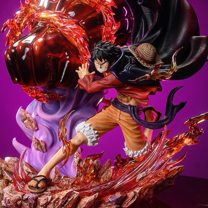 [Hàng đặt trước] Luffy Red Roc - One Piece - LX Studio (Resin) | Shopee ...