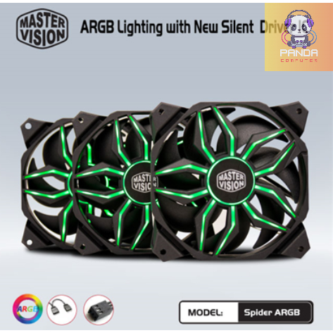 Quạt tản nhiệt Fan Spider Full LED ARGB | Shopee Việt Nam