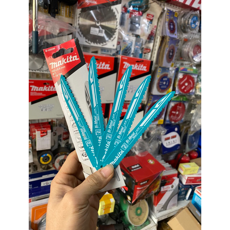 Bộ lưỡi cưa kiếm cho kim loại 152mm Makita (B-05038) | Shopee Việt Nam