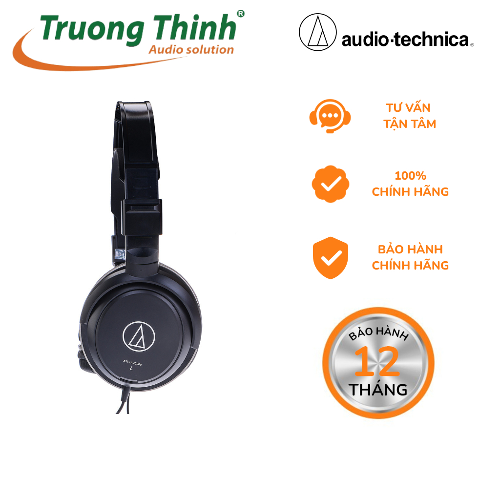 [CHÍNH HÃNG] Tai nghe kiểm âm Audio Technica ATHAVC200 - Tai nghe Audio Technica ATH-AVC200 ...