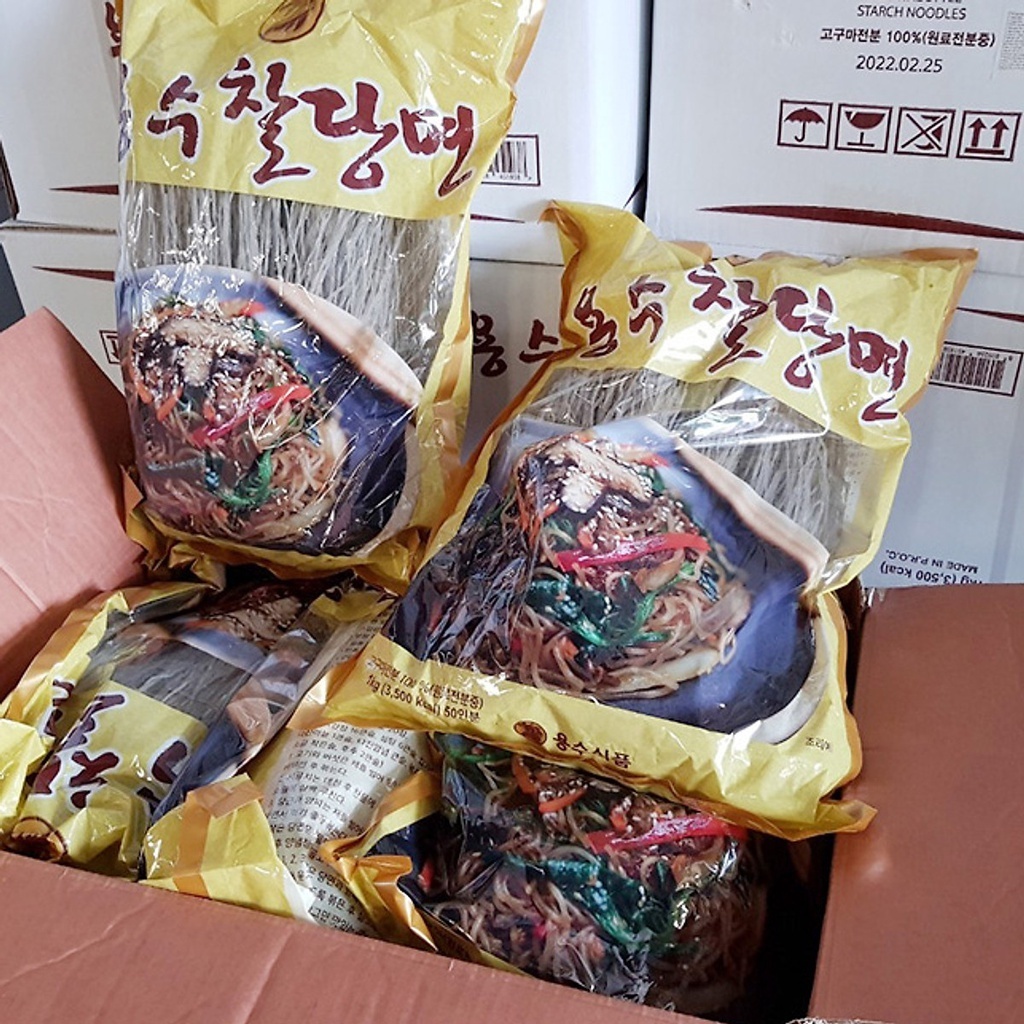 Miến Khoai Lang Hàn Quốc YongSoo ( 1kg ) dùng làm miến trộn , nhúng lẩu ...