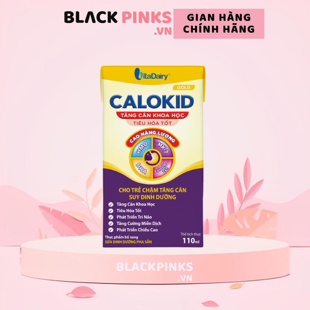 [Thùng] Sữa bột pha sẵn Calokid Gold 110ml và 180ml (lốc 4 hộp ...