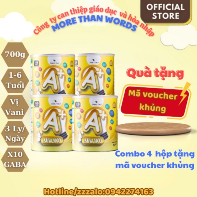 Combo 12 Hộp Sữa miwako A+ 700g Vị Vani | Shopee Việt Nam