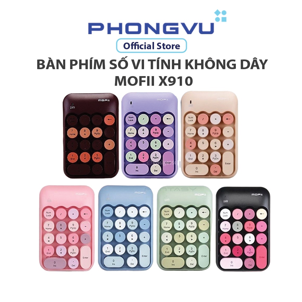 Bàn phím số vi tính không dây MOFII X910 - Bảo hành 6 tháng | Shopee Việt Nam