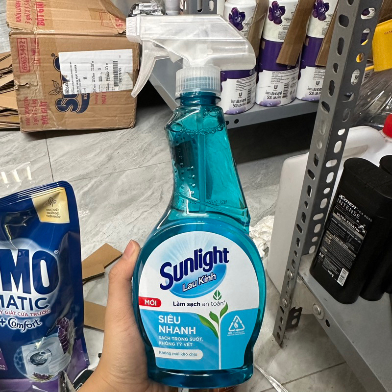 Nước lau kính Sunlight siêu nhanh 520ml | Shopee Việt Nam