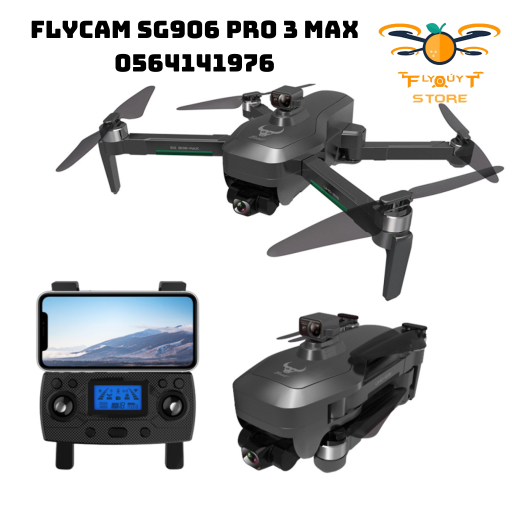 (xả kho)Máy bay Flycam ZLRC SG906 Pro Max 3 Camera 4k, gimbal chống ...