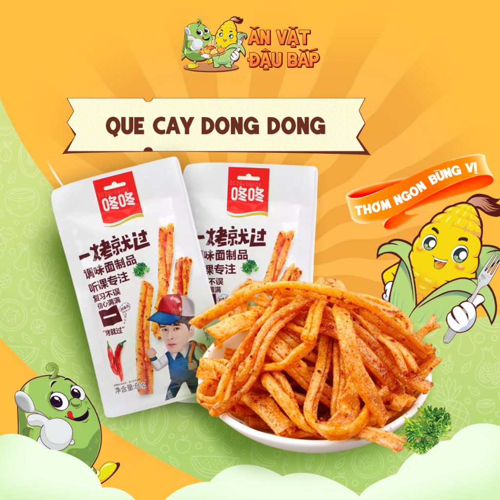 Que Cay Dong Dong – Tăm Cay Ăn Vặt Nội Địa Trung | Shopee Việt Nam