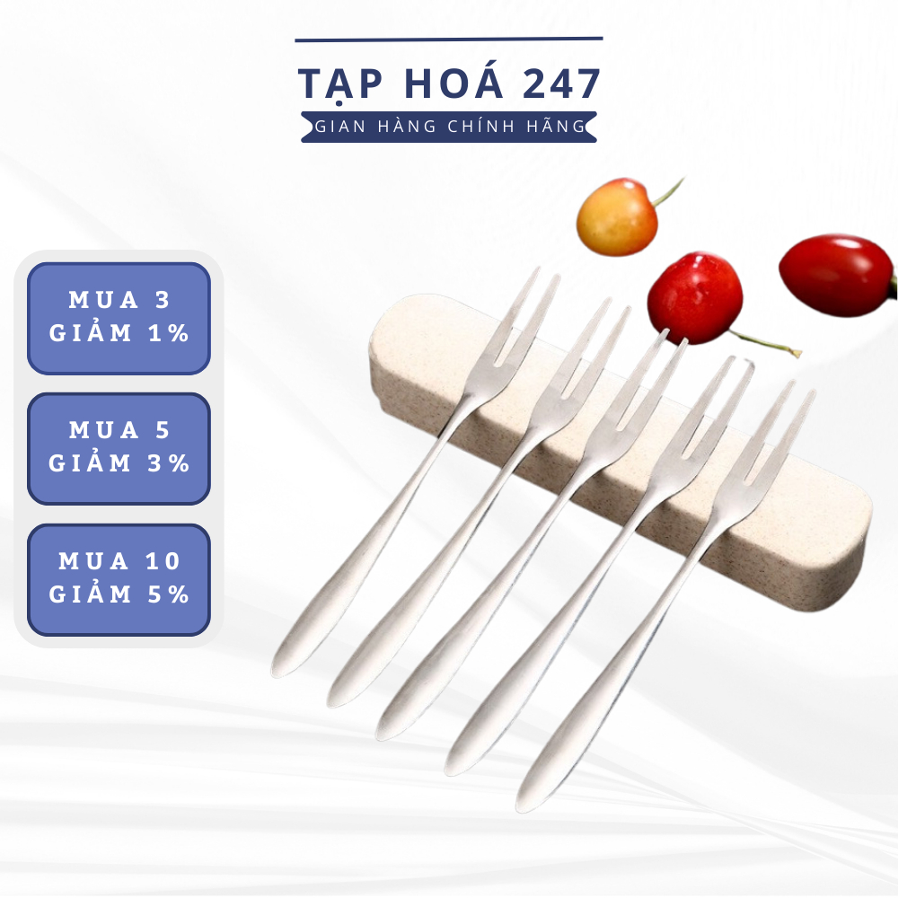 Dĩa Ăn Hoa Quả Inox Cao Cấp Loại Đầu 2 Răng - Dĩa Ăn Trái Cây | Shopee ...