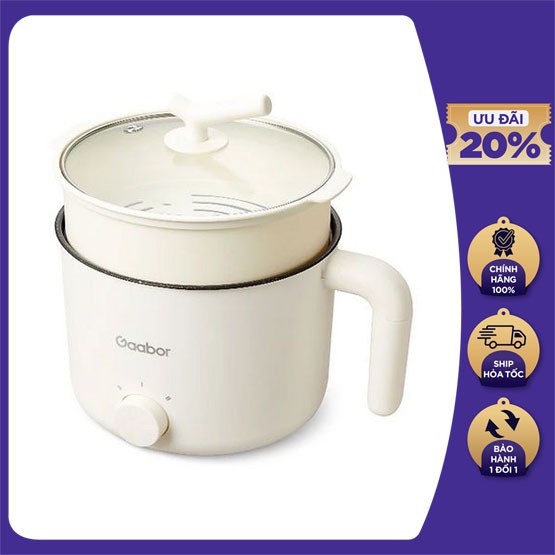 Nồi điện đa năng dung tích 1,5L GAABOR GR-N15A phủ lớp chống dính, công ...