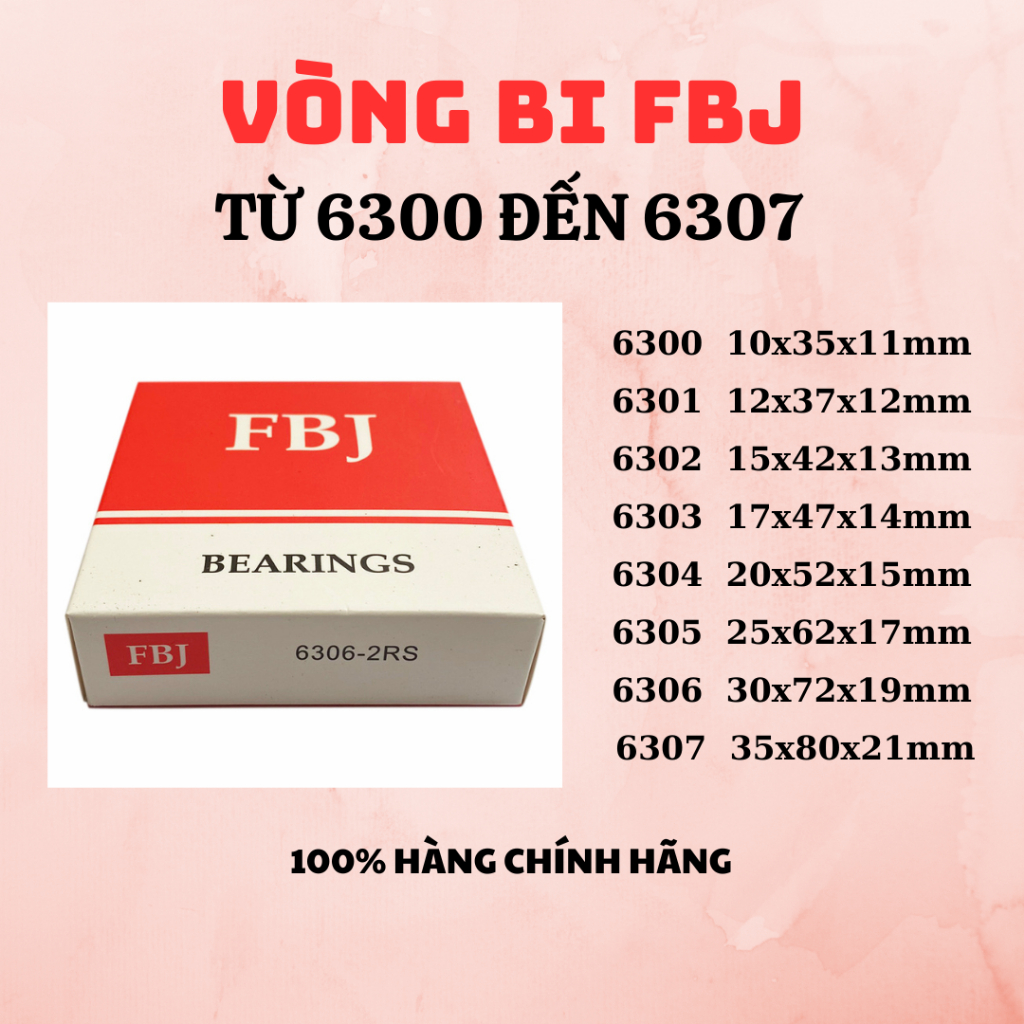 (Bạc đạn) Vòng bi FBJ 6300, 6301, 6302, 6303, 6304, 6305, 6306, 6307 | Shopee Việt Nam
