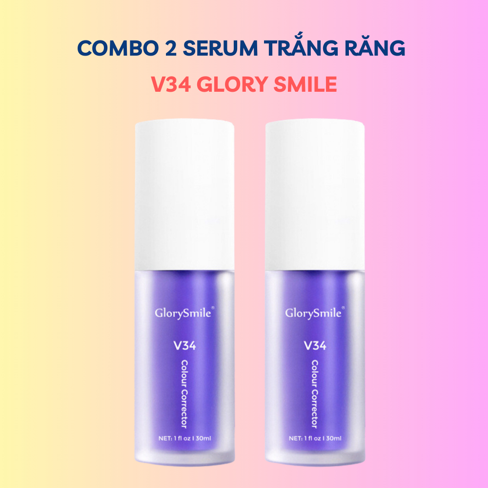 Serum Trắng Răng V34 Glory Smile, Tinh Chất Trắng Tăng V34 làm trắng răng tại nhà với thành phần ...