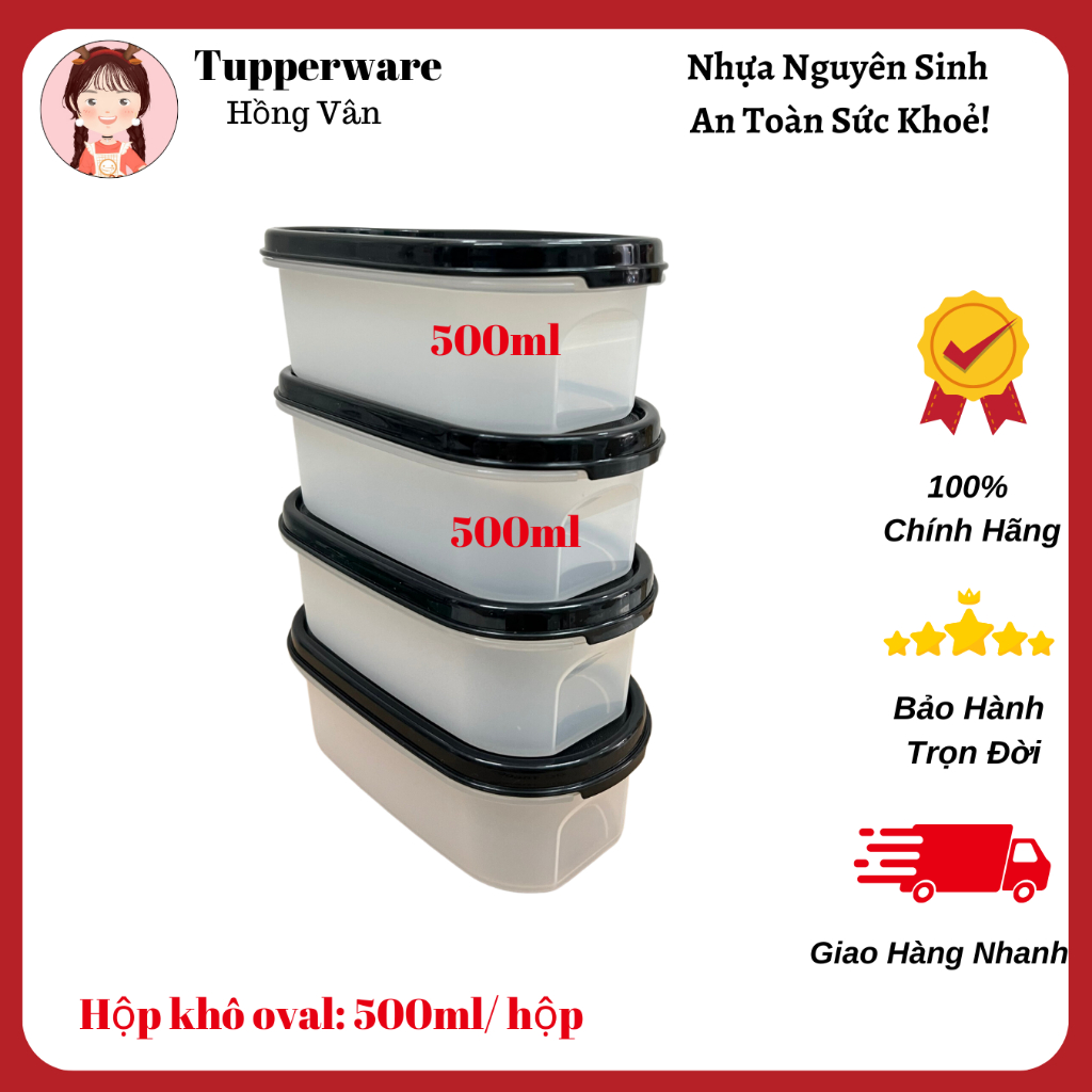Hộp 500ml tupperware, | Shopee Việt Nam